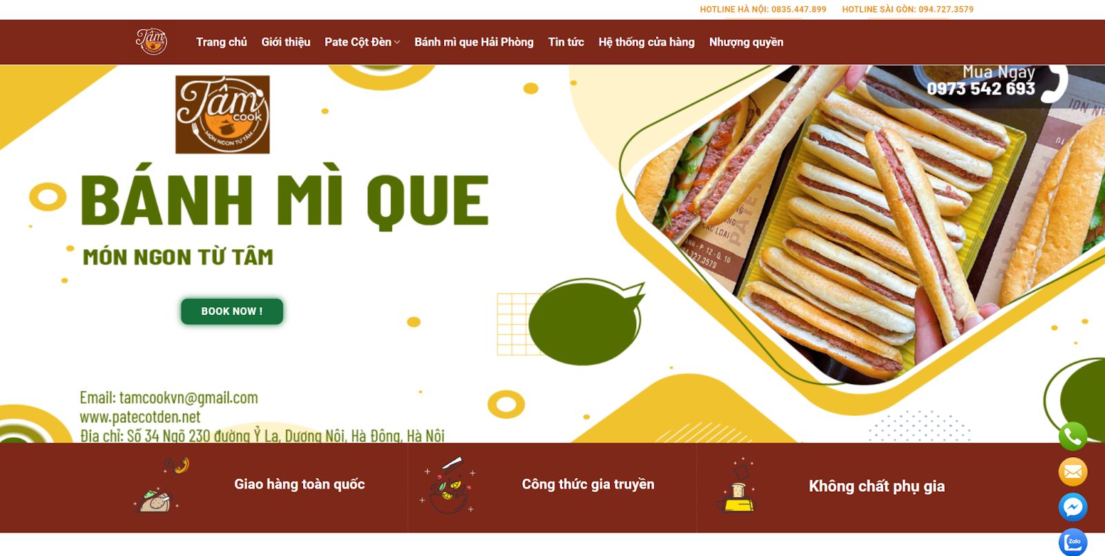 [REVIEW] Bánh mì que Tâm Cook - Thử ngay - Ăn là MÊ